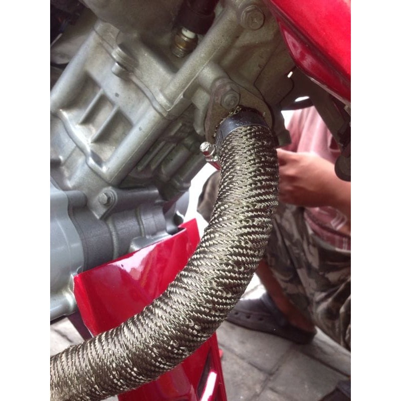 Jual Exhaust Wrap DEI 1" Titanium Pembungkus Header Knalpot (ORIGINAL ...