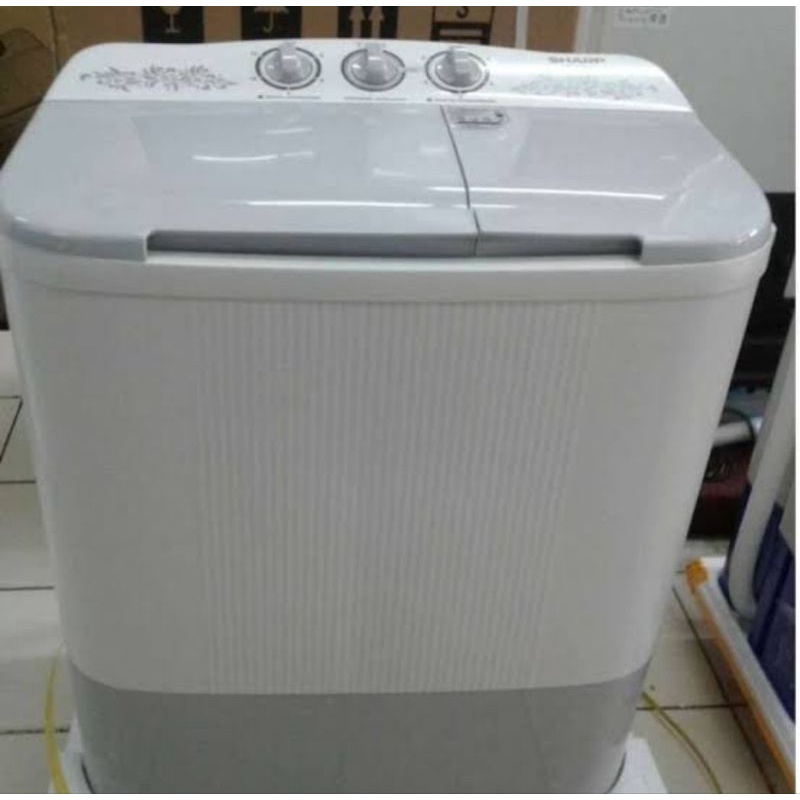 Jual MESIN CUCI SHARP 7KG/8KG 2 TABUNG EST-80/90MWHK/BK/PK | Shopee Indonesia