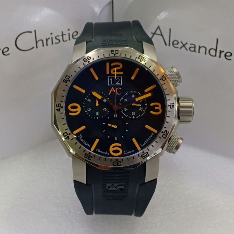 Jual ALEXANDRE CHRISTIE 6227MC TITANIUM PRIA ORIGINAL GARANSI 1TAHUN ...