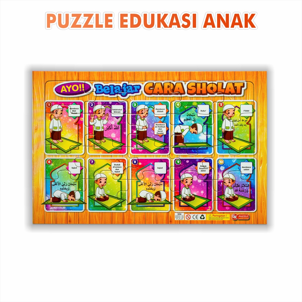 Jual Puzzle Edukasi Anak /Puzzle Karton Seri Alat Transportasi / Ayo ...