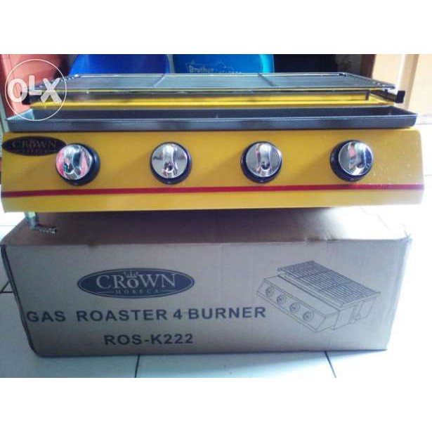 Jual Pemanggang Crown K222 Kompor 4 tungku | Shopee Indonesia