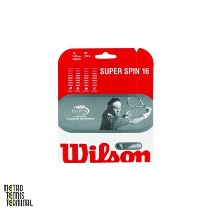 Jual Wilson Super Spin 16 ( Senar Raket Tenis ) | Shopee Indonesia