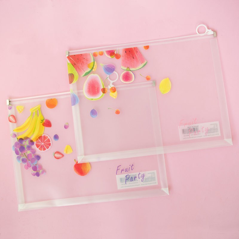 Jual FRUIT PARTY ZIPPER FILE FOLDER A4 | Shopee Indonesia