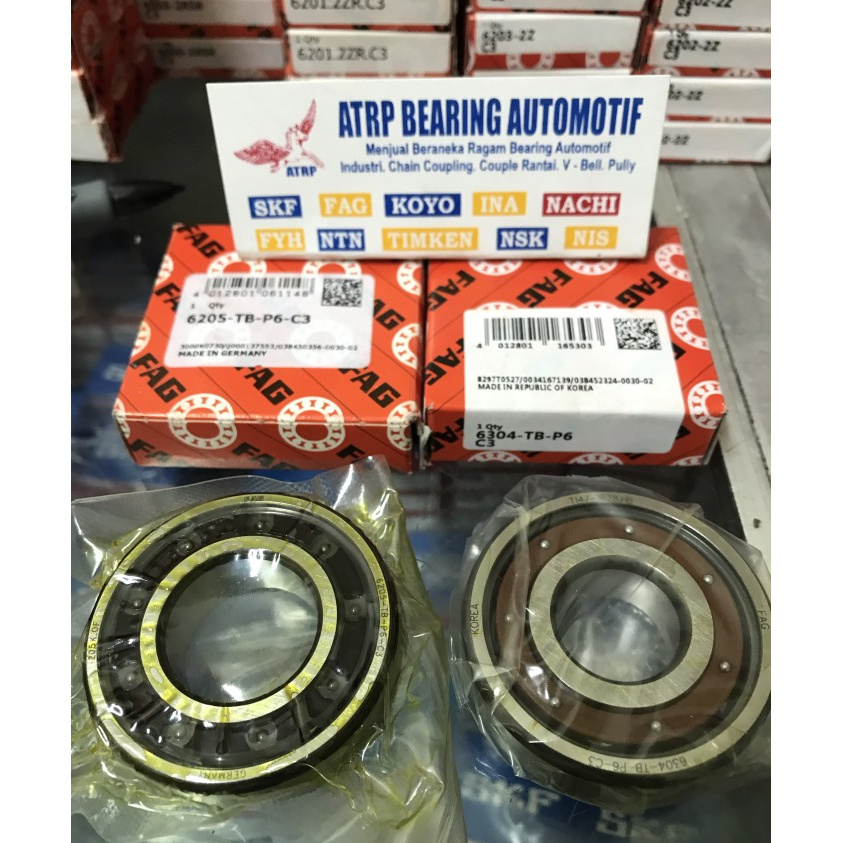 Jual MTR713 BEARING 6205 TBP6C3-6304 TBP63 FAG(BEARING KRUK AS YAMAHA RX-KING) | Shopee Indonesia