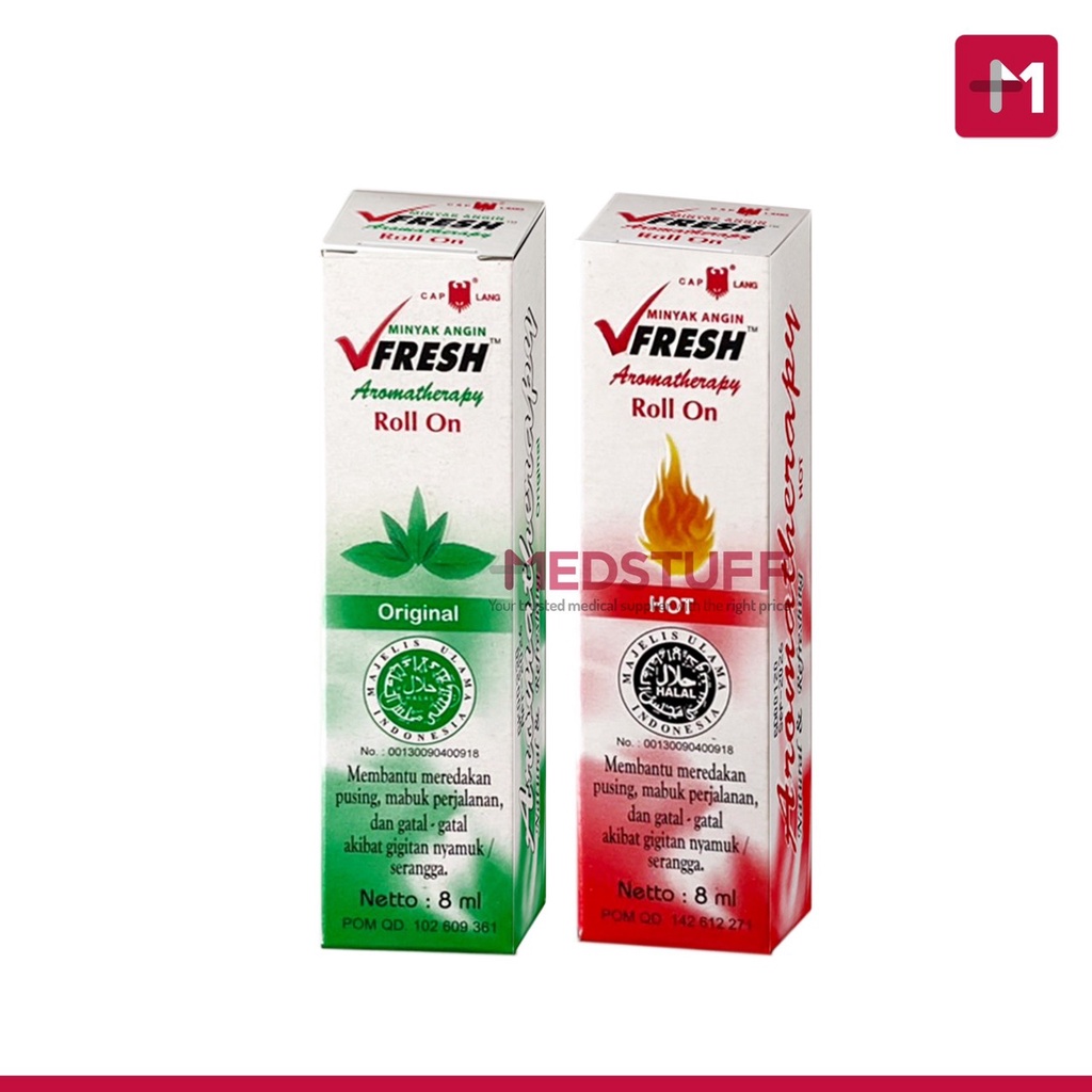 Jual VFresh Minyak Angin Aromatherapy V Fresh Cap Lang | Shopee Indonesia