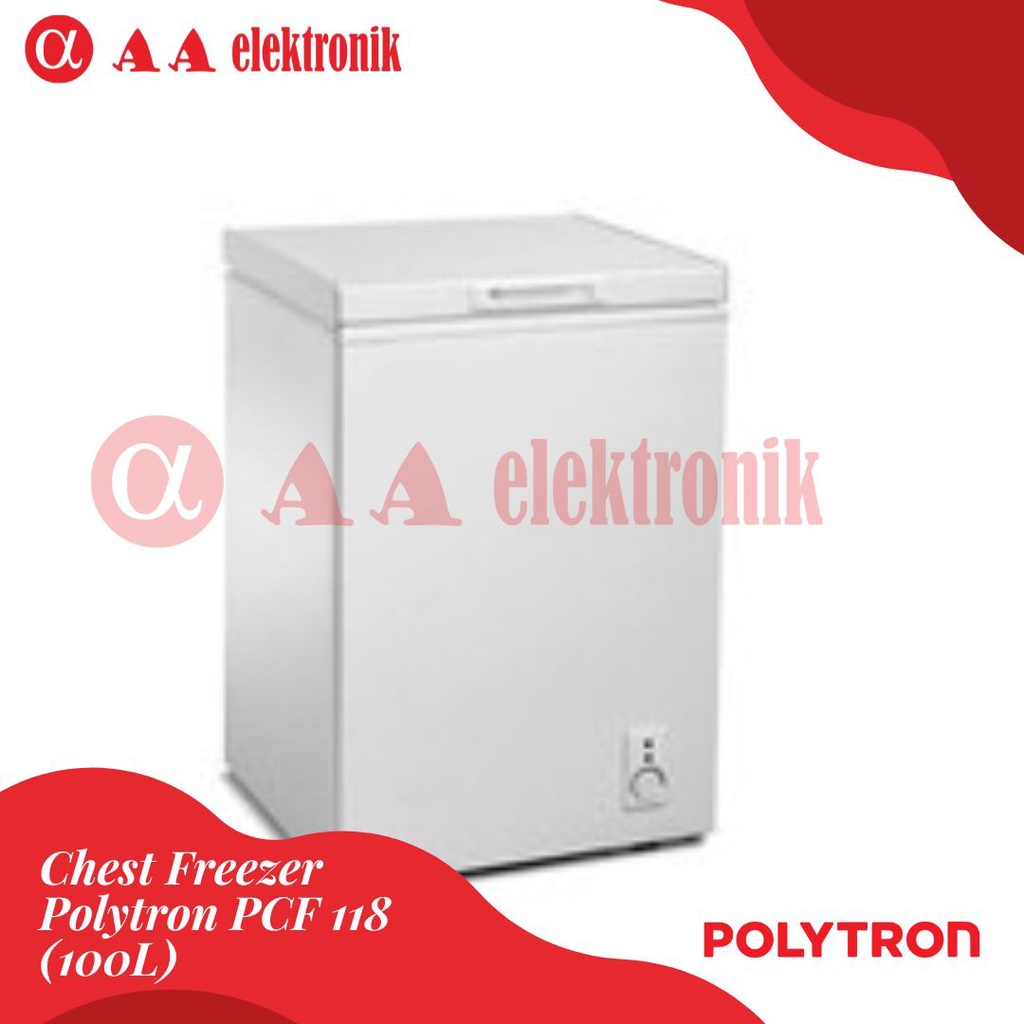 Jual Chest Freezer Polytron PCF 118 (100L) | Shopee Indonesia