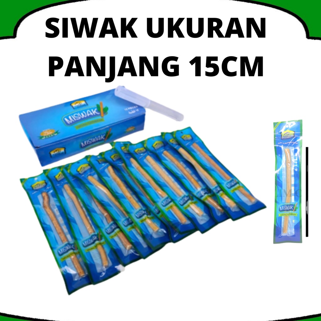 Jual SIWAK MISWAK AL KHAIR ASSUNAH PANJANG 15CM UKURAN KECIL | Shopee ...