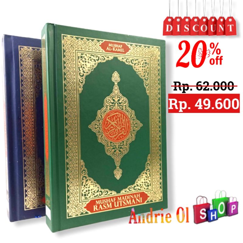 Jual Al-Quran Mushaf Al-Kamil Madinah Rasm Utsmani Ukuran A5 | Darus Sunnah | Shopee Indonesia
