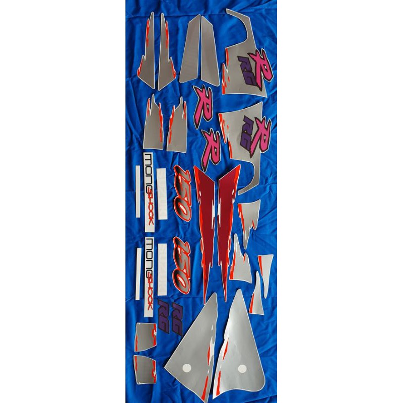 Jual Sticker / Striping / Lis body motor Suzuki RGR 1997 jumbo | Shopee ...