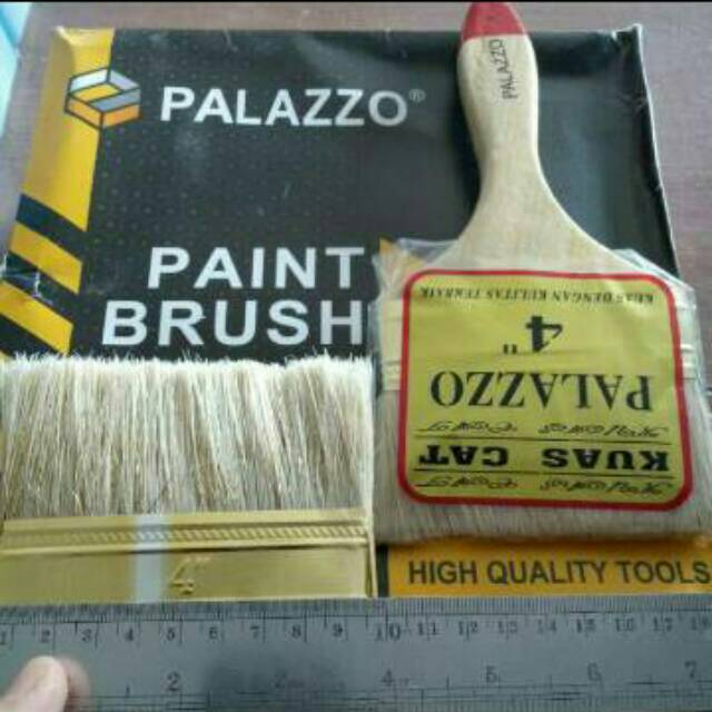 Jual GROSIR 1 Lusin Kuas cat besar 4 inch 12 pcs kuas tangan kuas 4 ...