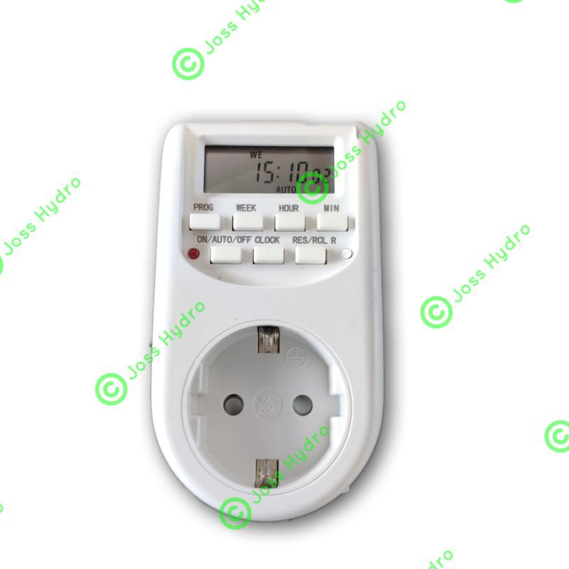 Jual Stop Kontak Timer Digital Switch Listrik - 16 program on/off ...