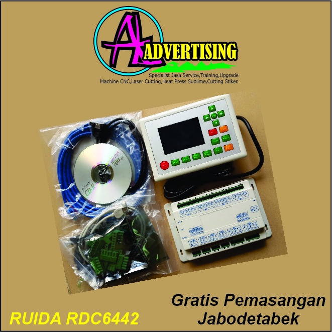 Jual ruida controller board rdc6442s laser co2 cutting engraving ...