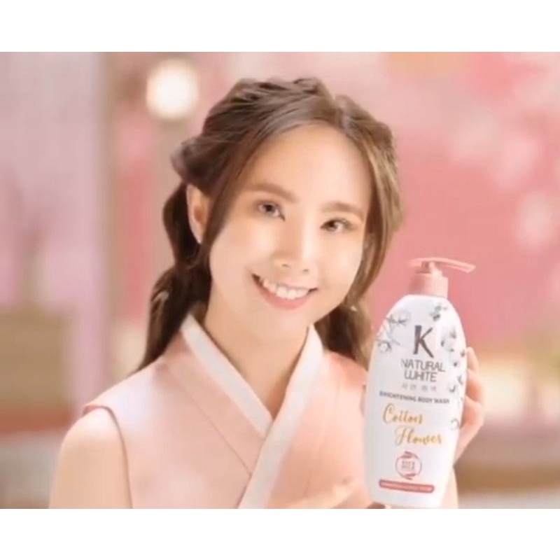 Jual K NATURAL WHITE Body Wash 500ML Botol Pump Sabun Mandi Cair ...