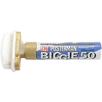 Jual ZIG POSTERMAN MARKER BIGGIE 50 METALLIC (PMA-150MT) | Shopee Indonesia