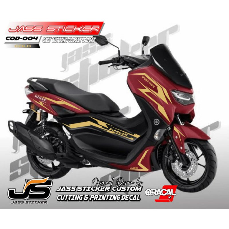 Jual (COD) STICKER CUTTING NMAX NEW /STIKER STRIPPING NMAX NEW ...