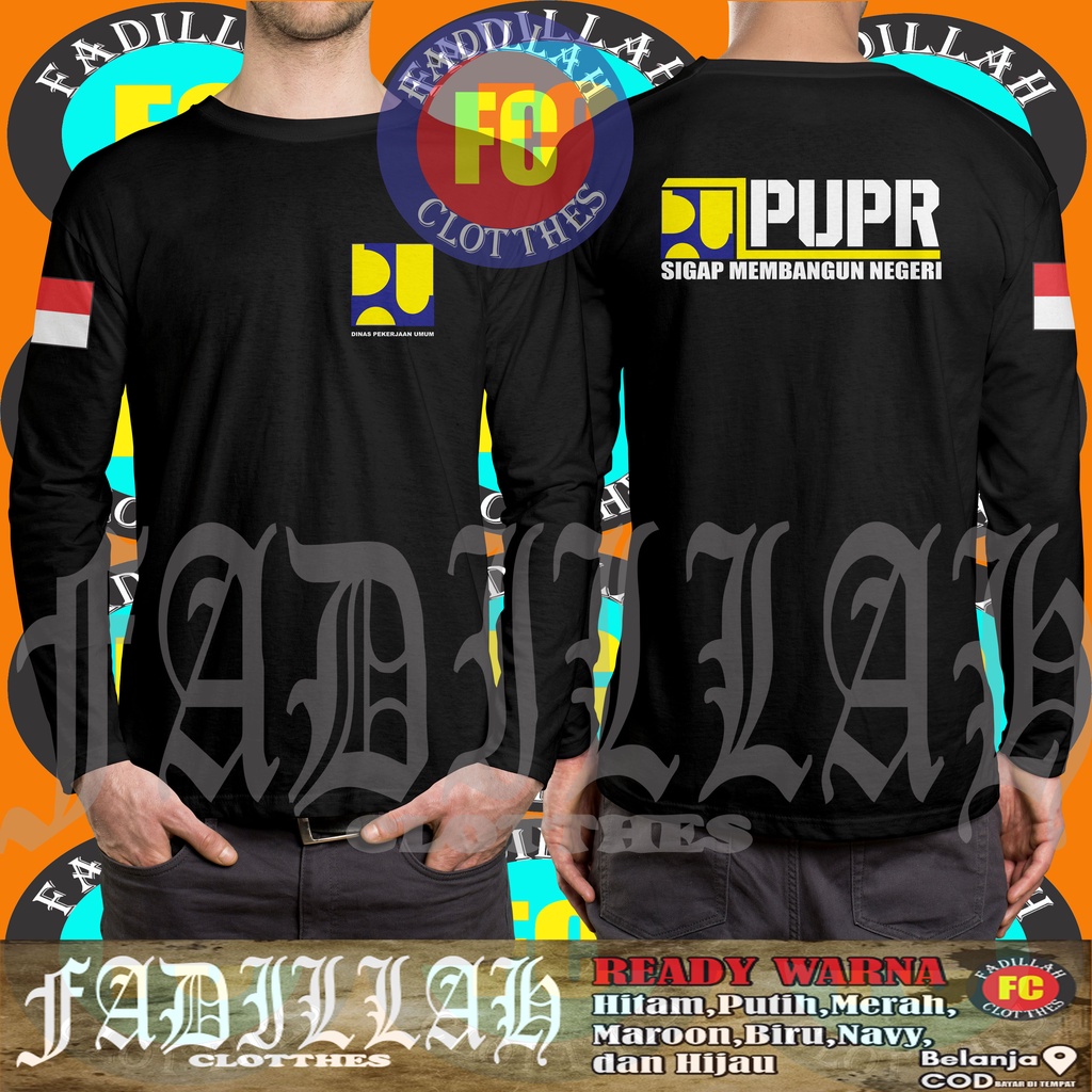 Jual Kaos Dinas PUPR Pekerjaan Umum Logo DB Lengan Panjang Baju Distro ...
