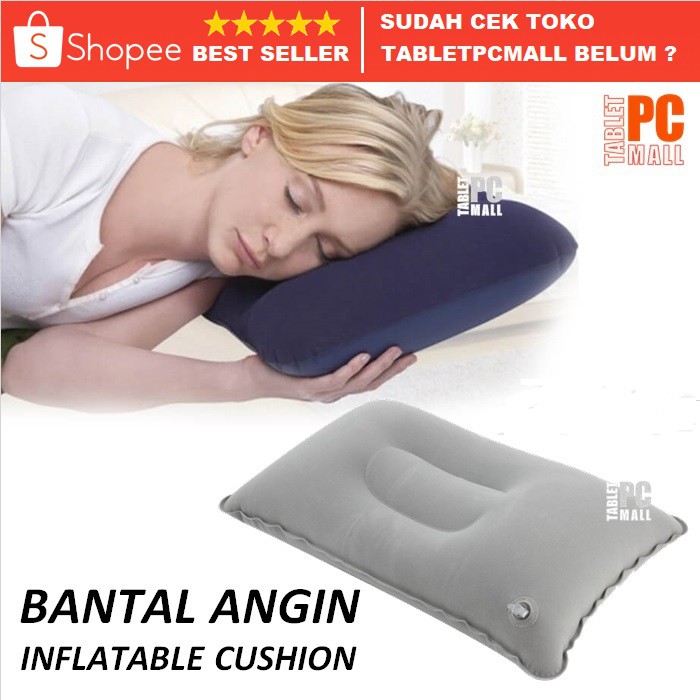 Jual Bantal Angin Inflatable Cushion Portable Fold Sleep Air Pillow ...