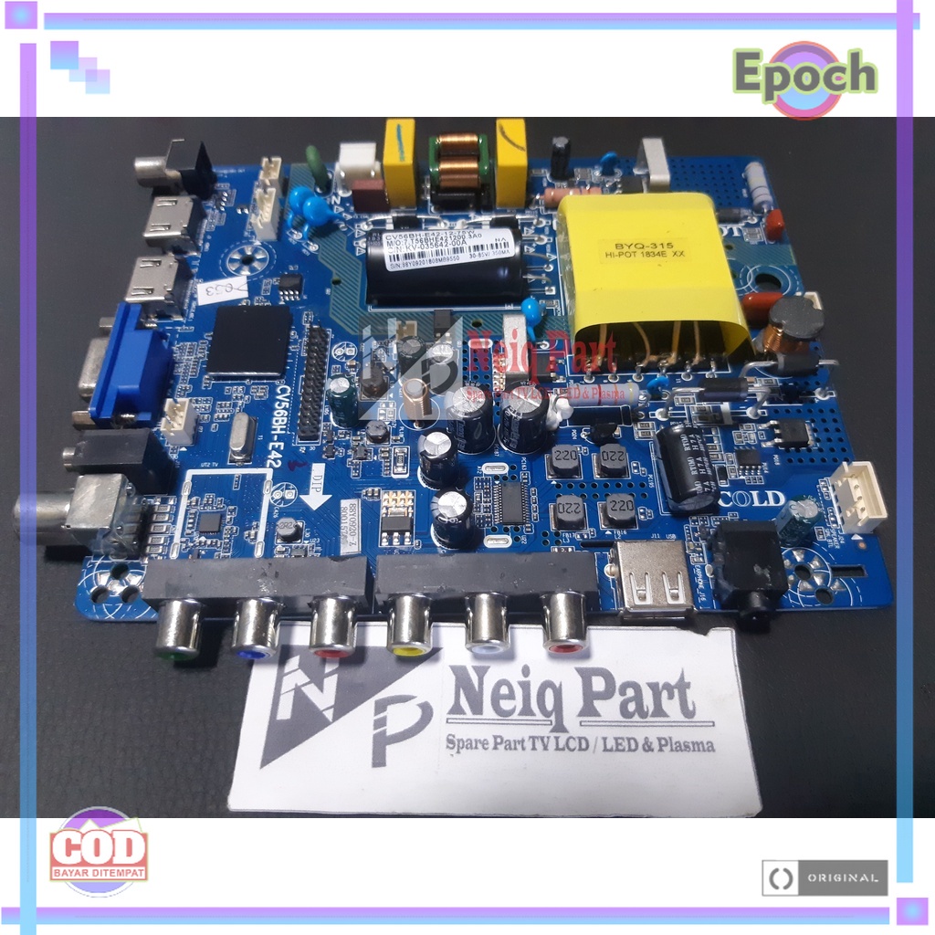 Jual Mb Mobo Mainboard TV Polytron PLD32T1500 E - Mpeg Micom Modul ...