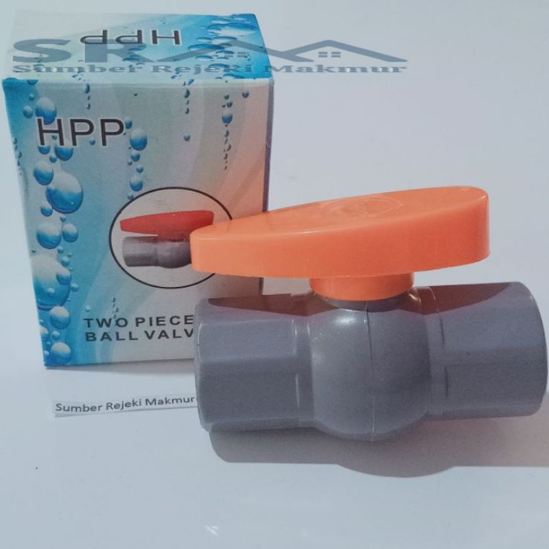 Jual stop kran 1/2" pvc ball valve 1/2" pvc ballvalve stop keran JVN ...