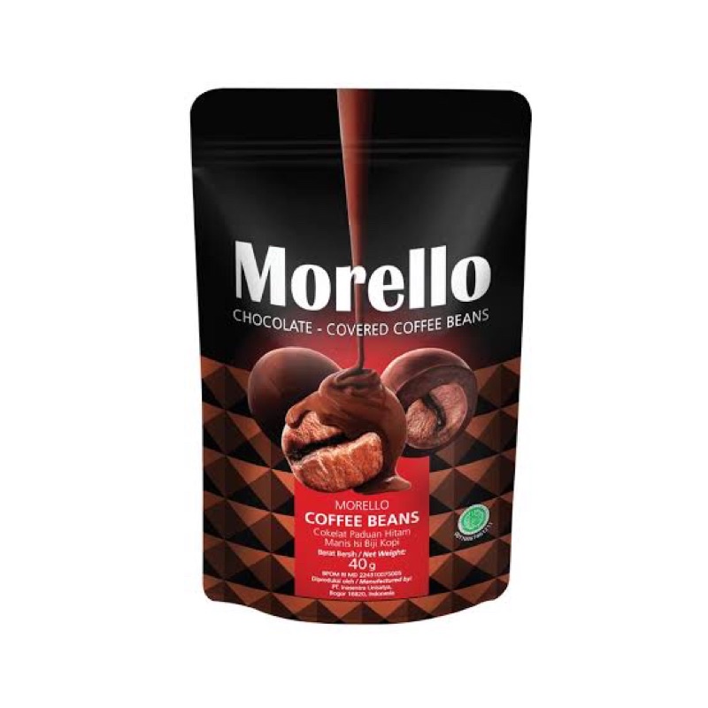 Jual MORELLO Chocolate Covered Coffee Beans 40gr | Shopee Indonesia