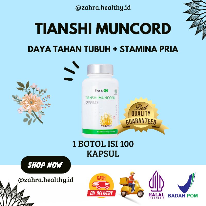 Jual MUNCORD TIENS | TIANSHI MUNCORD | OBAT KUAT | VITAMIN DAYA TAHAN ...