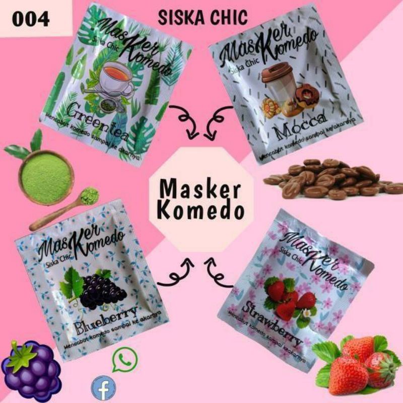 Jual MASKER KOMEDO SISKA CHIC BPOM ORIGINAL 100% ( BISA COD)o | Shopee ...