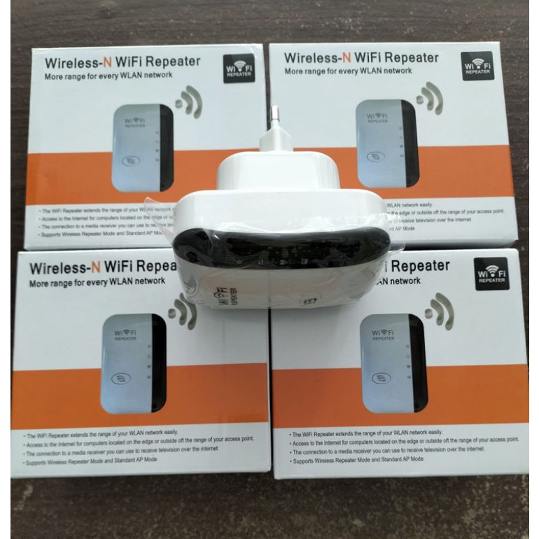 Jual Penguat Sinyal WiFi Repeater 300Mbps Wireless Router | Shopee Indonesia