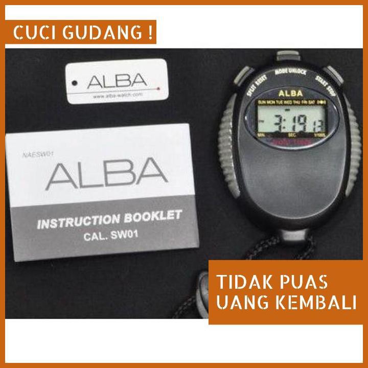 Jual STOPWATCH ALBA AXA29Z BLACK SW01 ORIGINAL SURABAYA | Shopee Indonesia