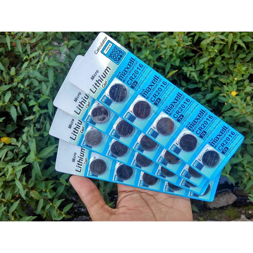 Jual BATTERY BATREI JAM TANGAN MAXELL CR 2016 MAXEL 2016 BATRAI JAM MAXEL CR2016 | Shopee Indonesia