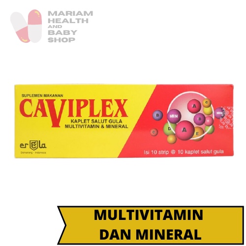 Jual Caviplex Box isi 100 Tablet | Vitamin | Multivitamin & Mineral ...