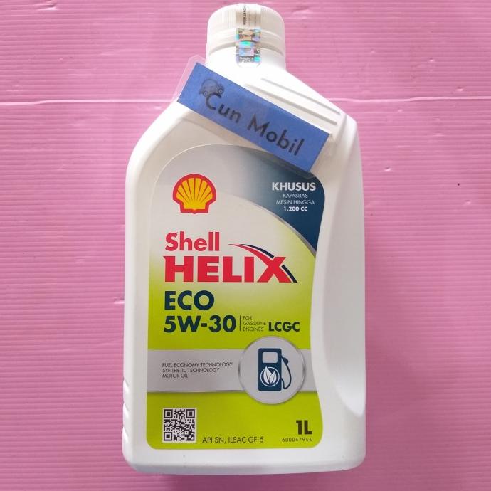Jual Oli Mesin Shell Helix Eco 5W-30 Api Sn Ilsac Gf-5 1 L | Shopee ...