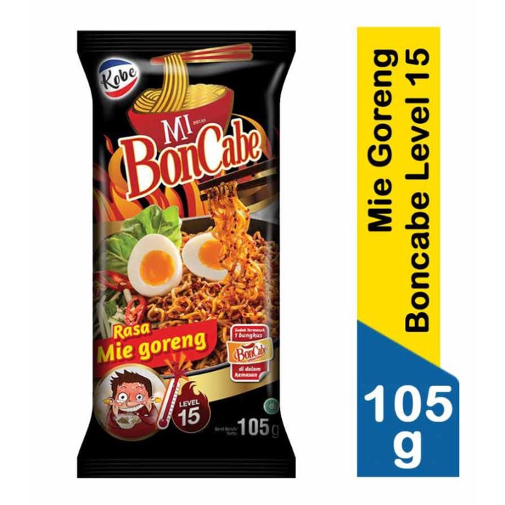 Jual Mie Goreng BonCabe level 15 105gram | Shopee Indonesia