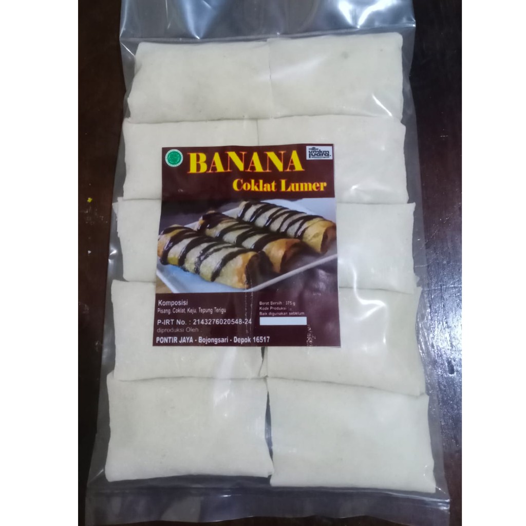 Jual Pisang Coklat Lumer Banana Coklat Lumer Cemilan Pontir Jaya ...