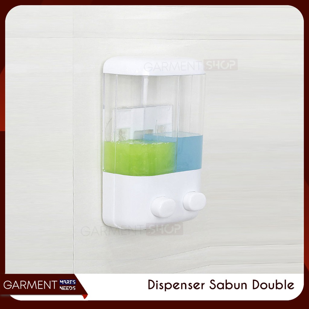 Jual Dispenser Sabun Cair Tabung Single Tempat Sabun Double Touch Soap ...