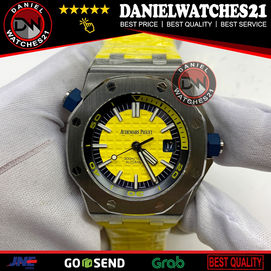 Jual JAM TANGAN MODEL ROO OFFSHORE DIVER 15710 YELLOW (JF) | Shopee Indonesia