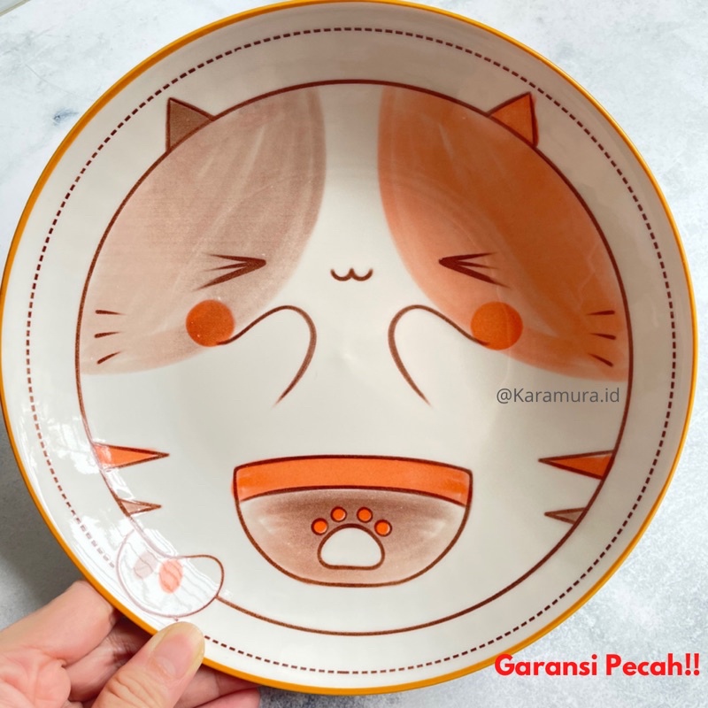 Jual Piring makan Animal cartoon/Piring makan jepang/Animal plate ...