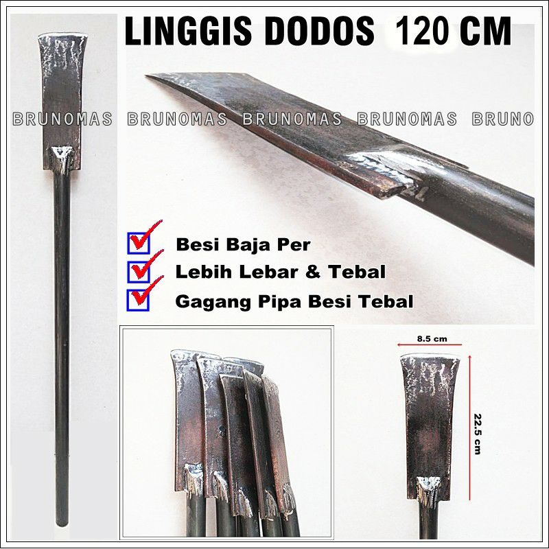 Jual TERBAIK LINGGIS dodos super TEBAL - Gagang Pipa Linggis lapak ...