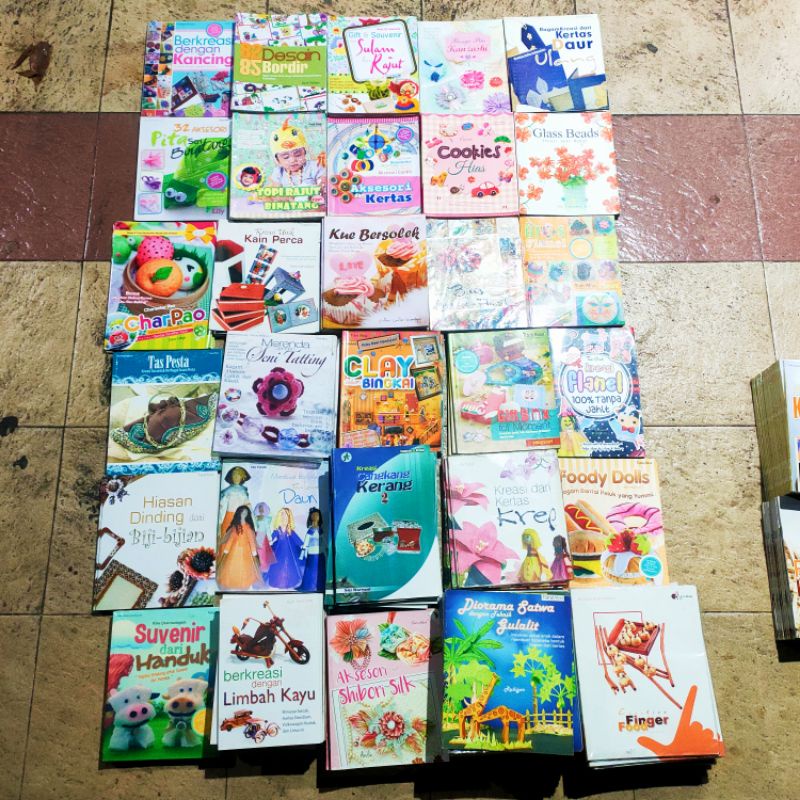 Jual OBRAL BUKU MURAH ORIGINAL / BUKU KREASI / BUKU KERAJINAN / BUKU ...
