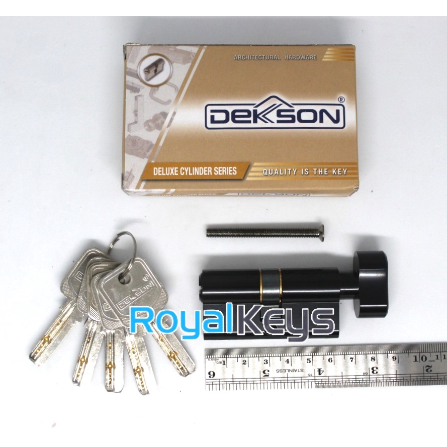 Jual Kunci Silinder Komputer Dekson Dekkson TC KK 60mm 60 mm Black Hitam Cylinder | Shopee Indonesia