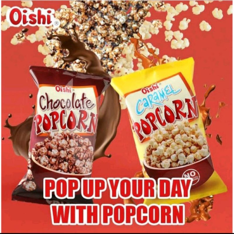 Jual OISIHI CARAMEL POPCORN RASA KARAMEL COKLAT MAKANAN RINGAN SNACK ...