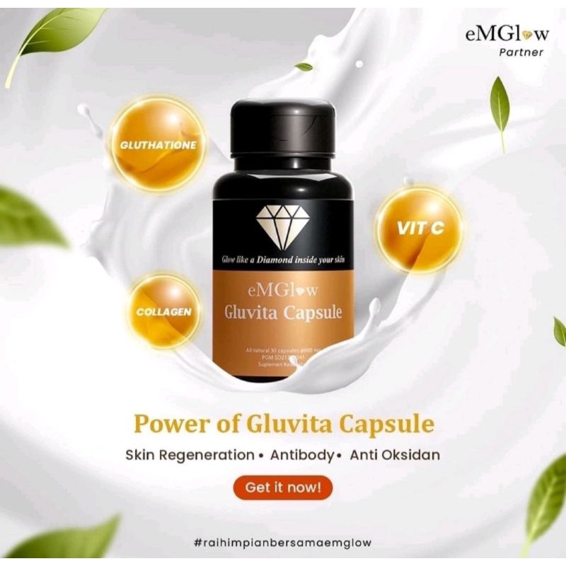 Jual Gluvita Capsule by eMGlow | Shopee Indonesia