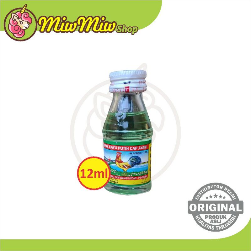 Jual CAP AYAM Minyak Kayu Putih - Botol Kaca 12 ml (Ukuran Paling Kecil ...