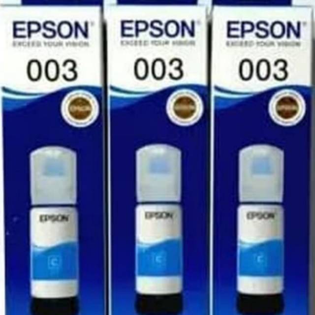 Jual Tinta epson 003 biru series:L1110/L3100/L3101/L3110/L3150/L5190 ...
