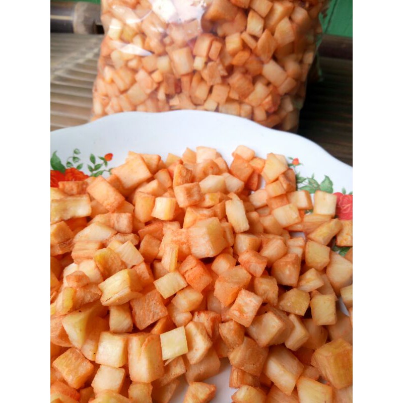 Jual tela tela/singkong dadu balado 500gr | Shopee Indonesia