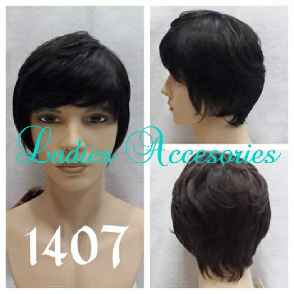 Jual Wig Pria Cowok / Wig Pendek Laki 1407 | Shopee Indonesia