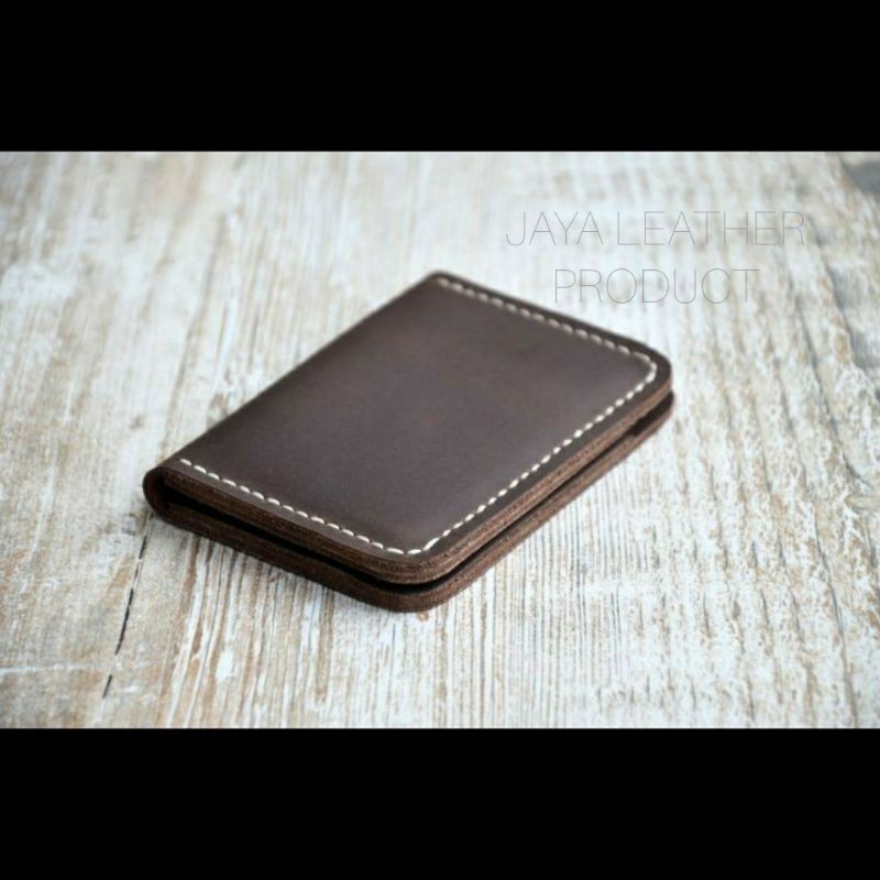 Jual DOMPET PRIA KULIT ASLI JAHITAN HANDMADE.JK03 | Shopee Indonesia
