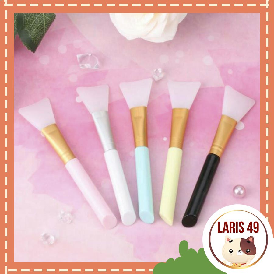 Jual Laris49 Kuas Masker Silikon Wajah Brush Silikon Lembut Karet ...