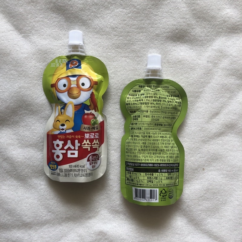 Jual Paldo Pororo Red Ginseng 100ml - pororo hongsam | Shopee Indonesia