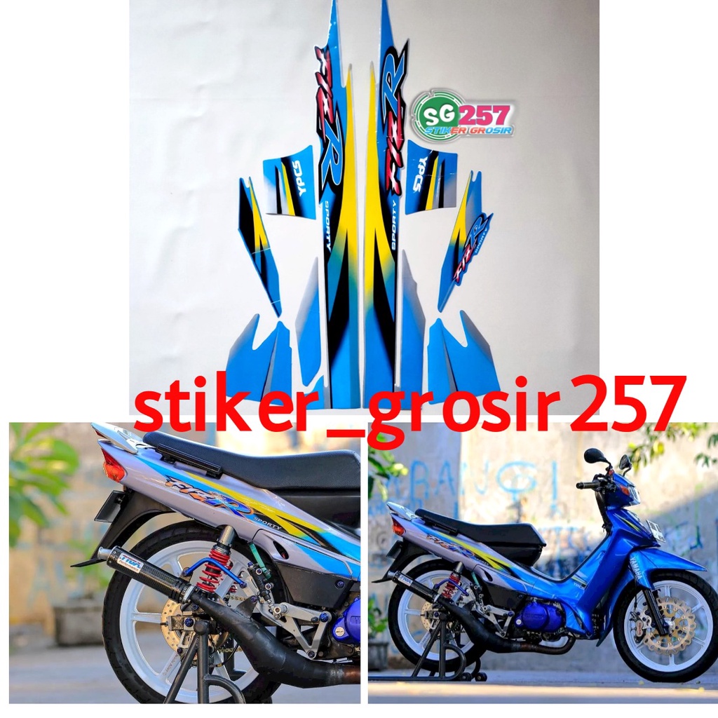 Jual STIKER STRIPING LIS BODY YAMAHA F1ZR FIZ R LIMITED EDITION SILVER ...