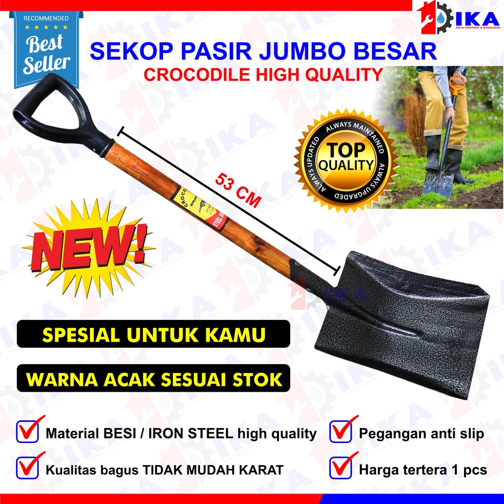 Jual Sekop Pasir Buaya - Sekop Iron Steel / Steel Shovel Crocodile ...